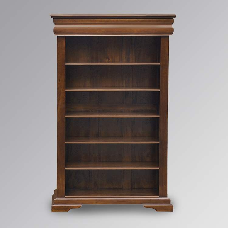 Versailles Elise Bookcase - Five Shelf storage and hidden recessed ...