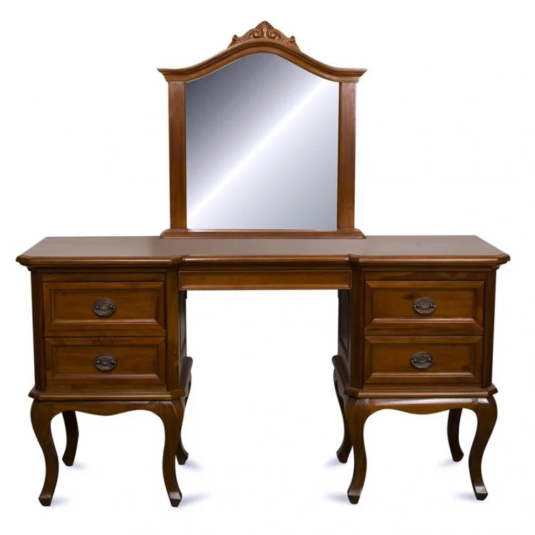 Chantilly Dressing Table - Chestnut Colour - Island Furniture Co
