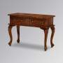 Console Table - Cabriole Legs - Chestnut Colour - Island Furniture Co