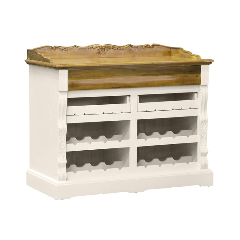 Kitchen Island Double Sided - Counter Top Breakfast Bar - Haigh Blue ...